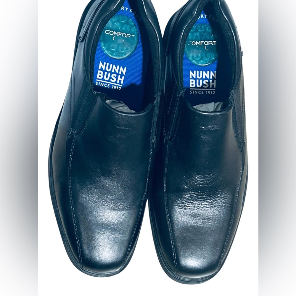 Nunn Bush Men's Kore Pro Slip-On Black Loafers Comfor… - Gem